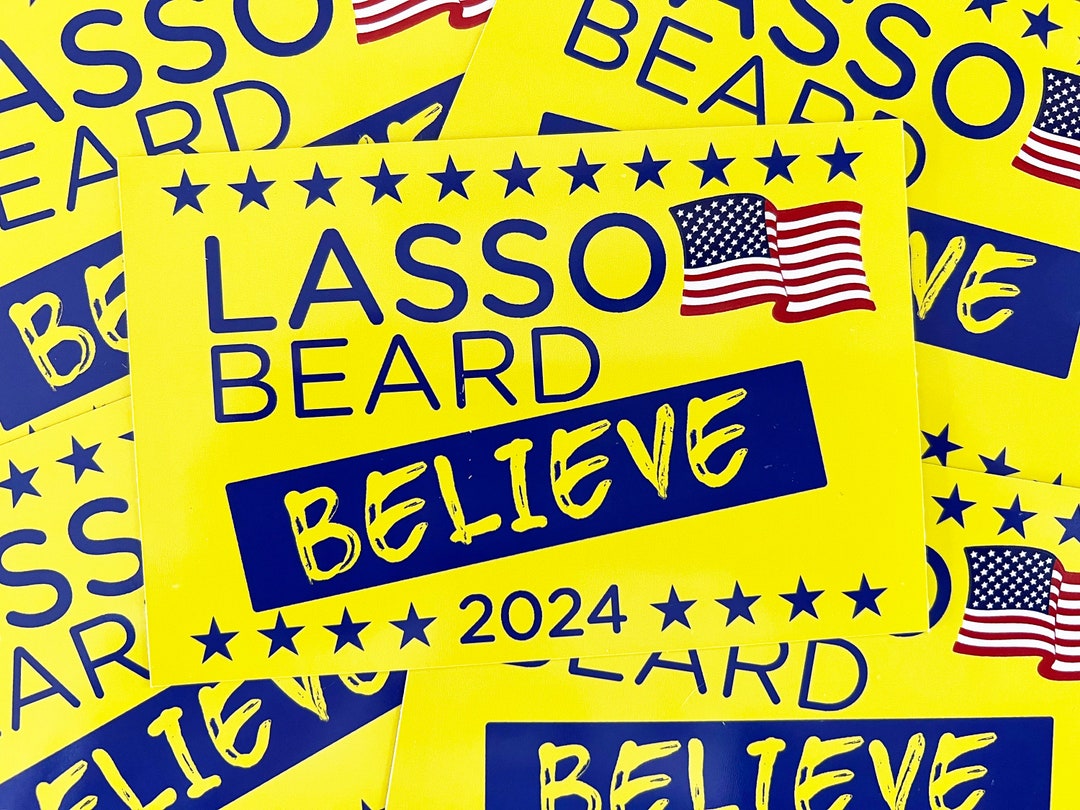 5 Pack of Lasso-beard 2024 Election Magnets for Your Vehicle or ...