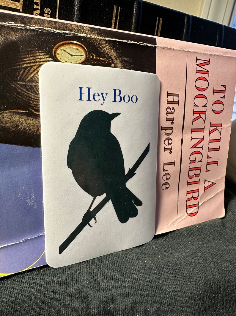 Hey Boo Solid Sticker Inspired by Harper Lee’s to Kill a Mockingbird - Etsy