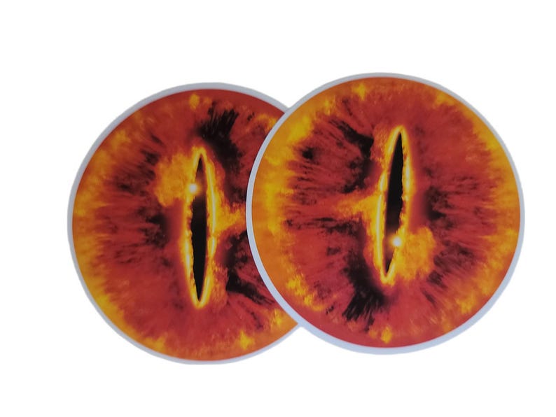 Eye of Sauron Lord of the Rings Inspired Laptop Water-bottle Sticker 3 ...