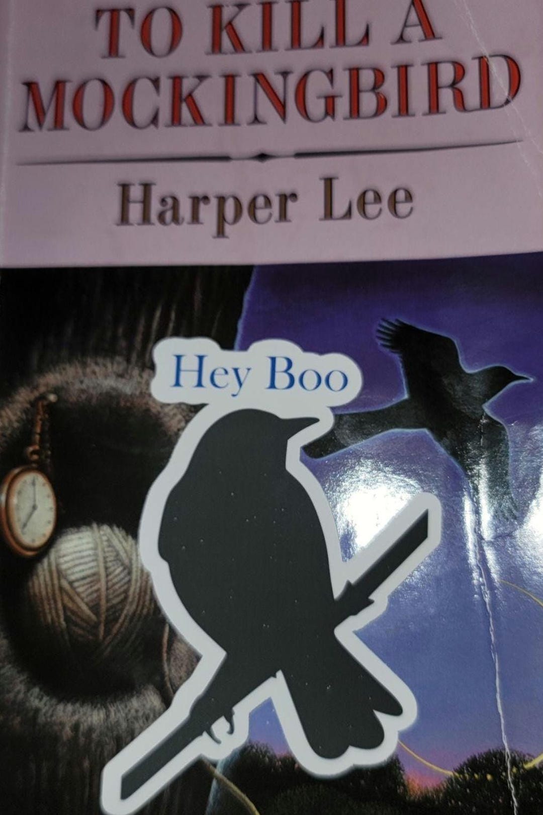 Hey Boo- Cut Out Sticker Inspired by Harper Lee’s to Kill a Mockingbird ...
