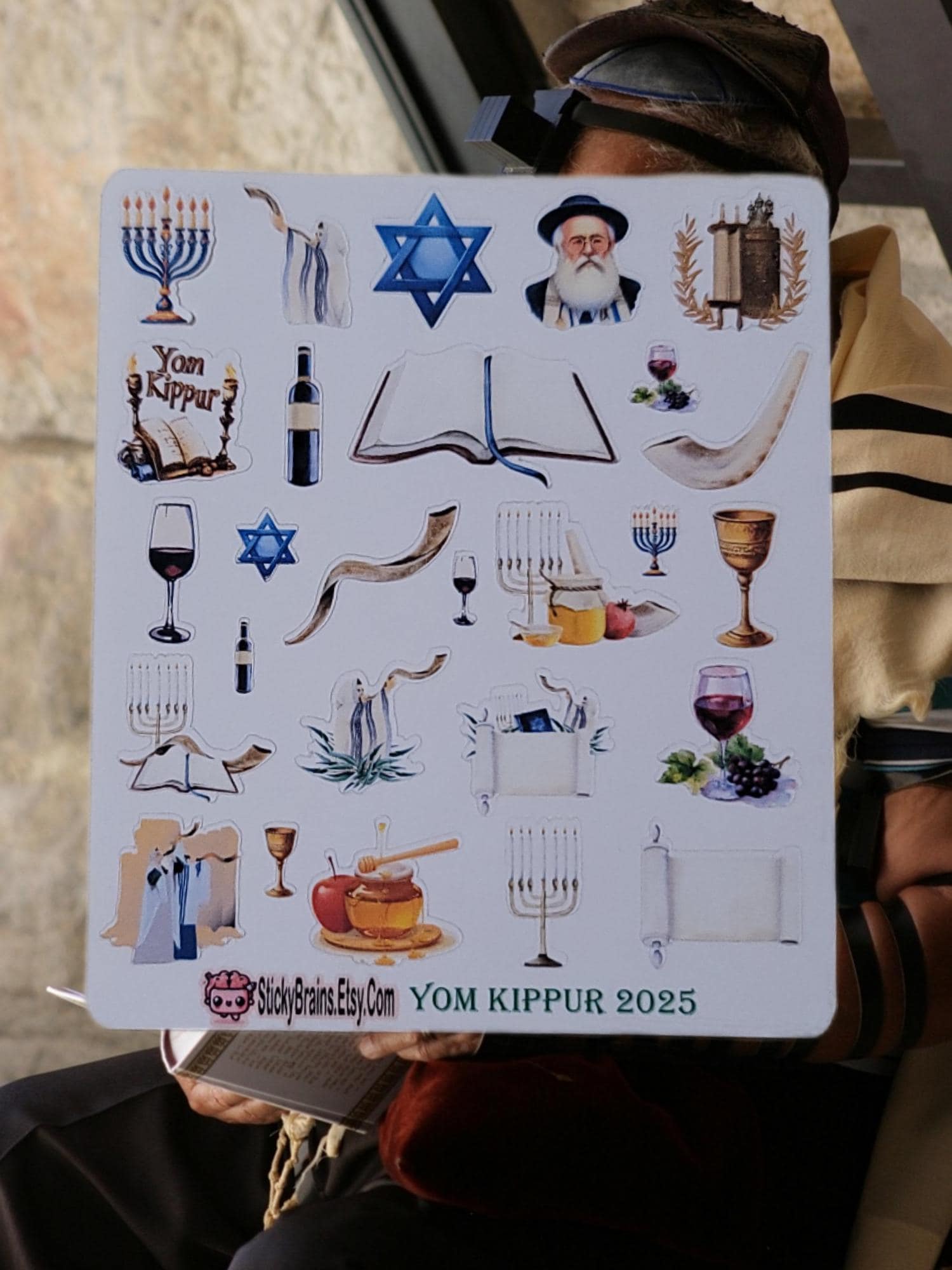 Yom Kippur Planner Sheet for Planner, Journal, Crafting, and Decorating ...
