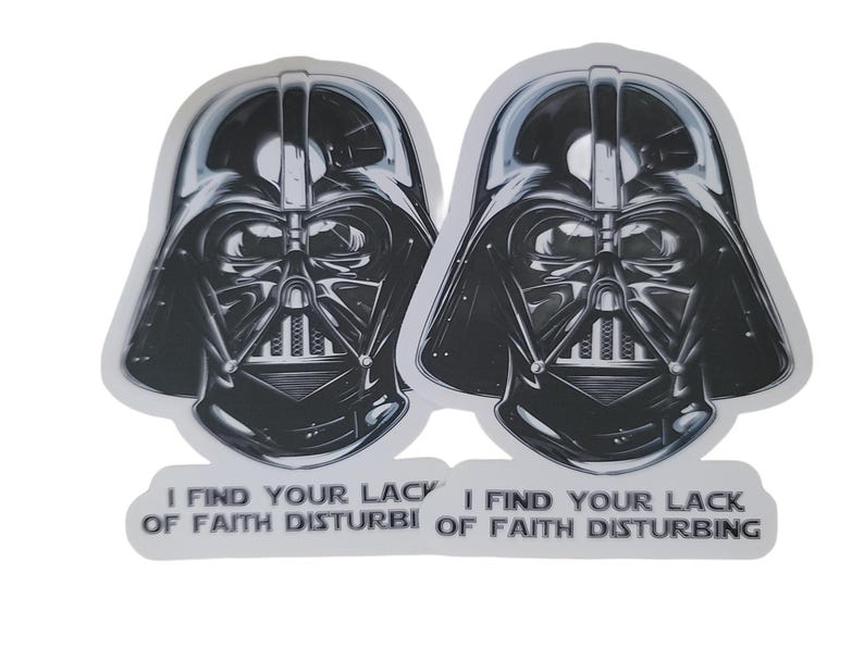 Darth Vader Sticker: Star Wars Inspired Laptop/water Bottle Decal - Etsy