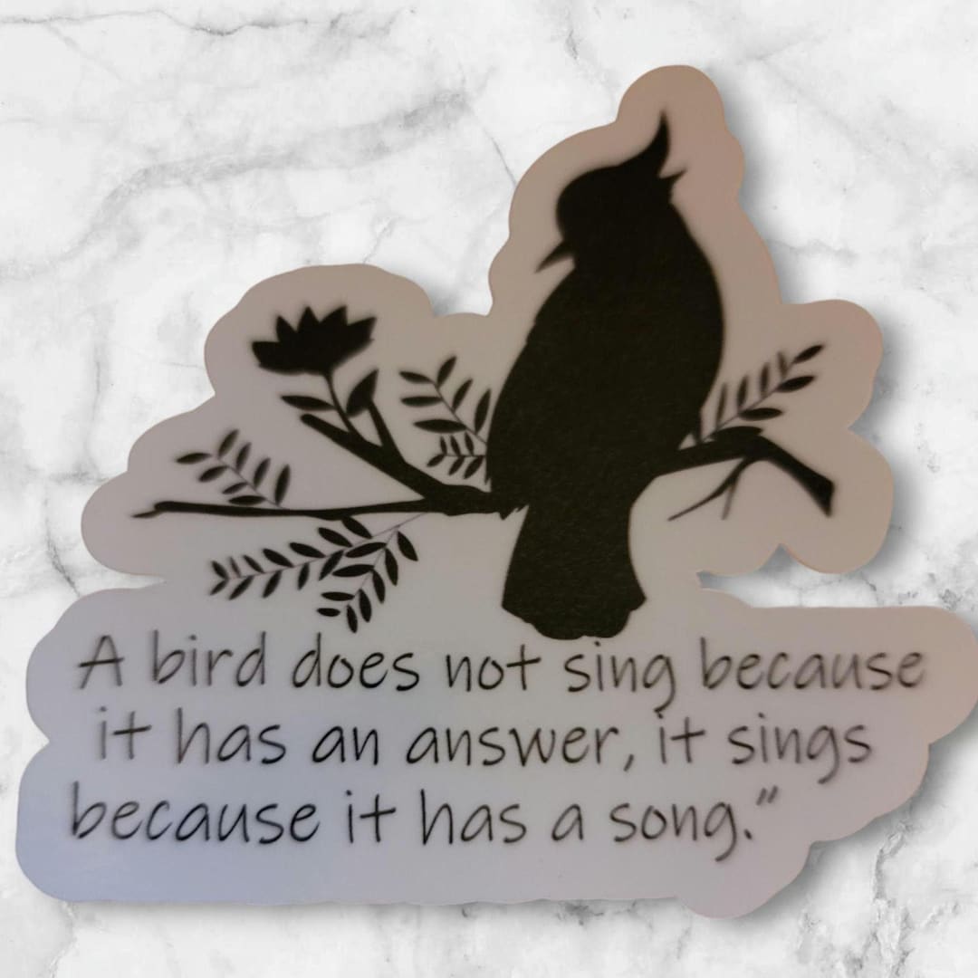 A Bird Does Not Sing... - Etsy