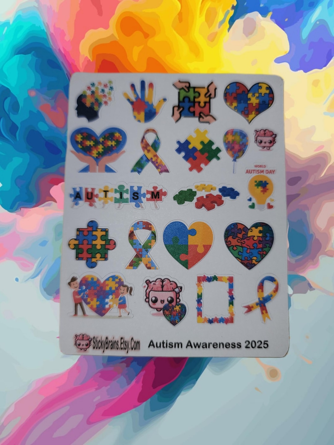 Autism Awareness Stickers- Perfect for Planners/journals. Also Great ...