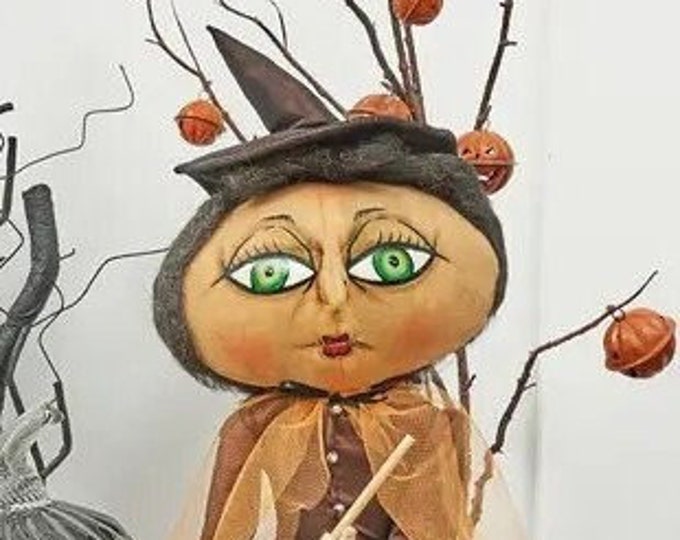 Joe Spencer , Matilda Witch Gathered Traditions Art Doll - Etsy