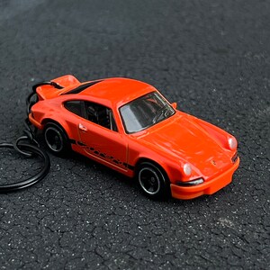 Orange Porsche 911 Carrera RS 2.7 Hot Wheels Keychain Custom Made ...