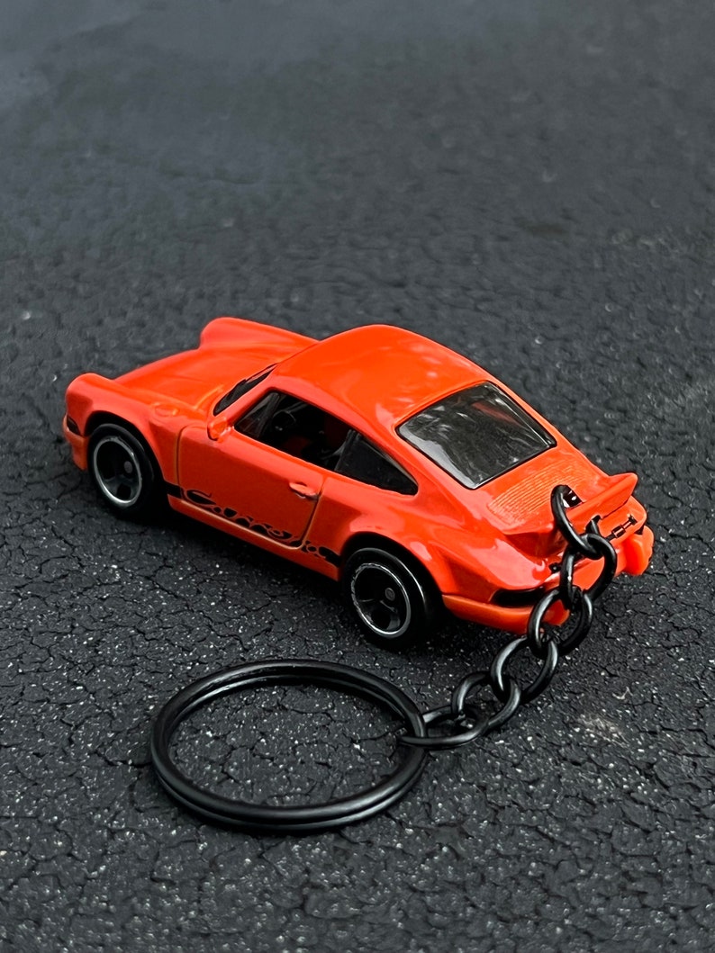 Orange Porsche 911 Carrera RS 2.7 Hot Wheels Keychain Custom Made ...