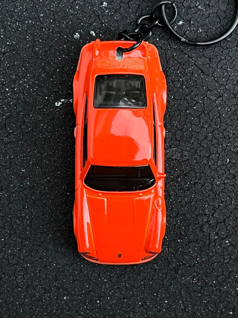 Orange Porsche 911 Carrera RS 2.7 Hot Wheels Keychain Custom Made ...
