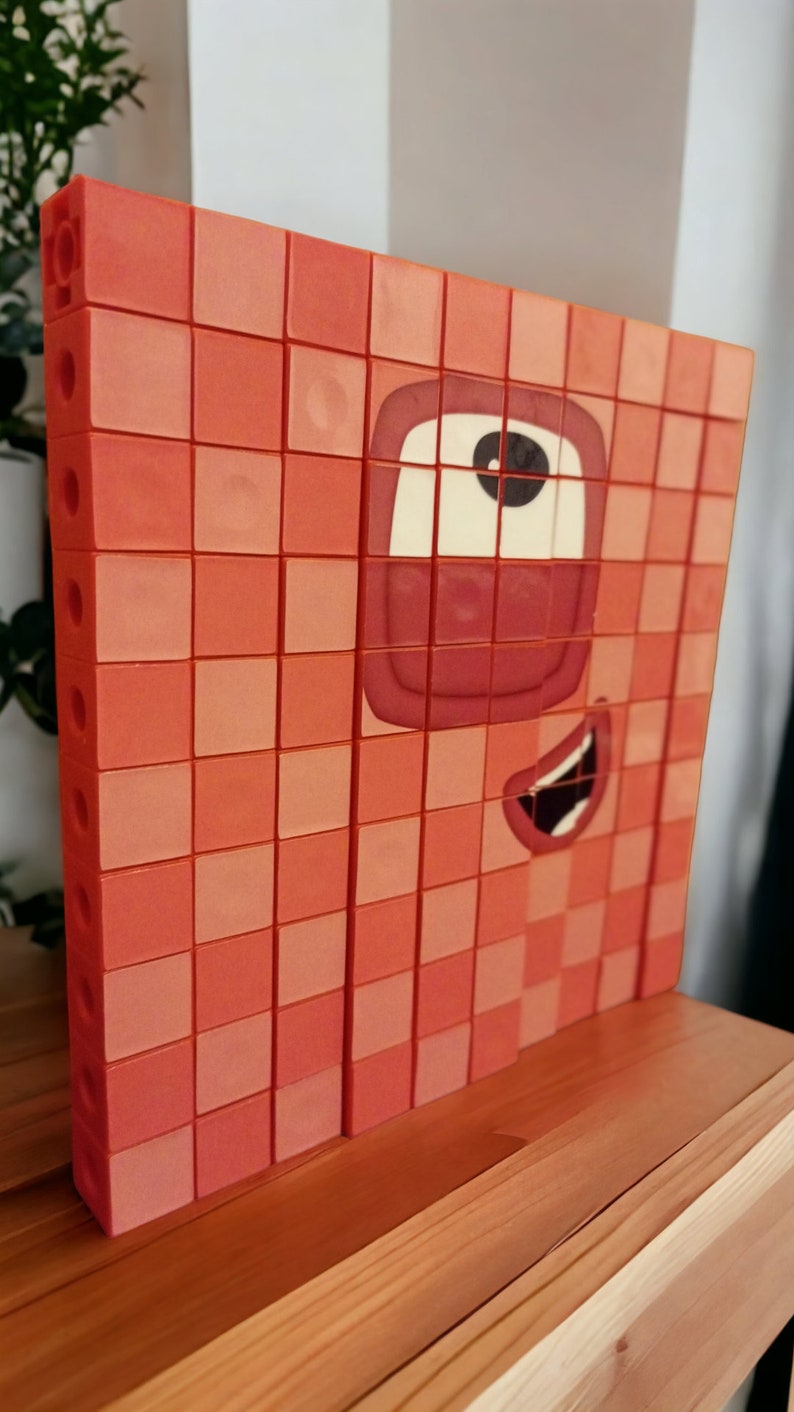 Numberblocks 10-20-30-40-50-60-70-80-90-100 Snapcubes (with Gift ...