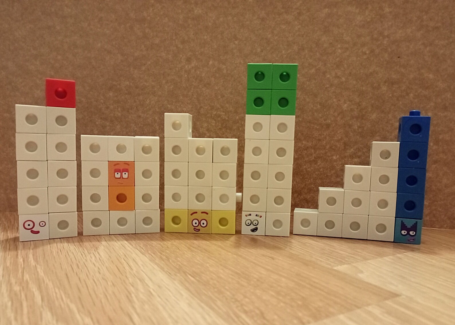 Numberblocks 1-20 Snapcubes With Stickers Math Cubes - Etsy