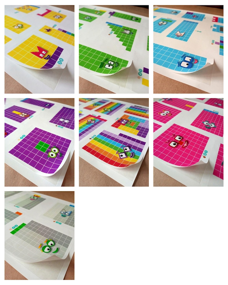 Numberblocks 10-20-30-40-50-60-70-80-90-100 Snapcubes (with Gift ...