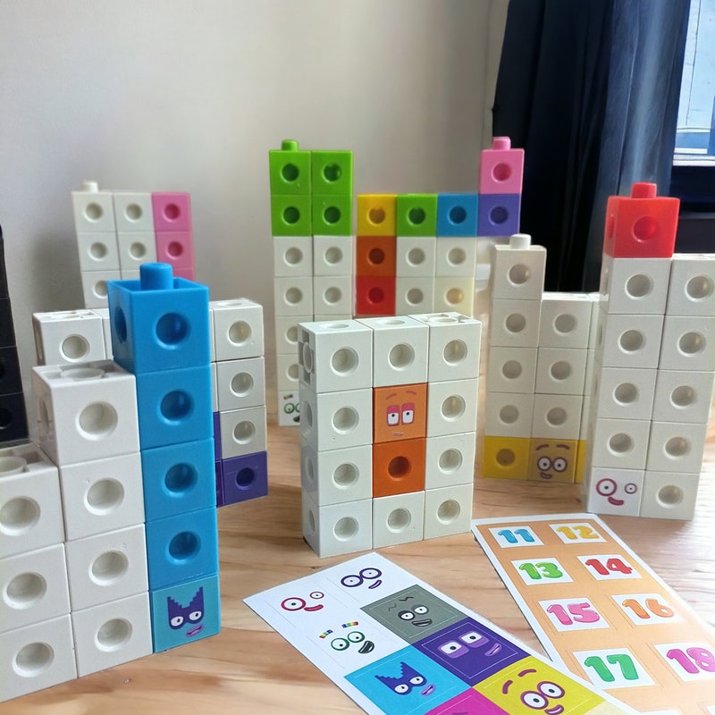 Numberblocks Stickers 1 100 - Etsy