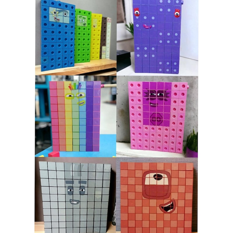 Number Blocks 31 40 - Etsy