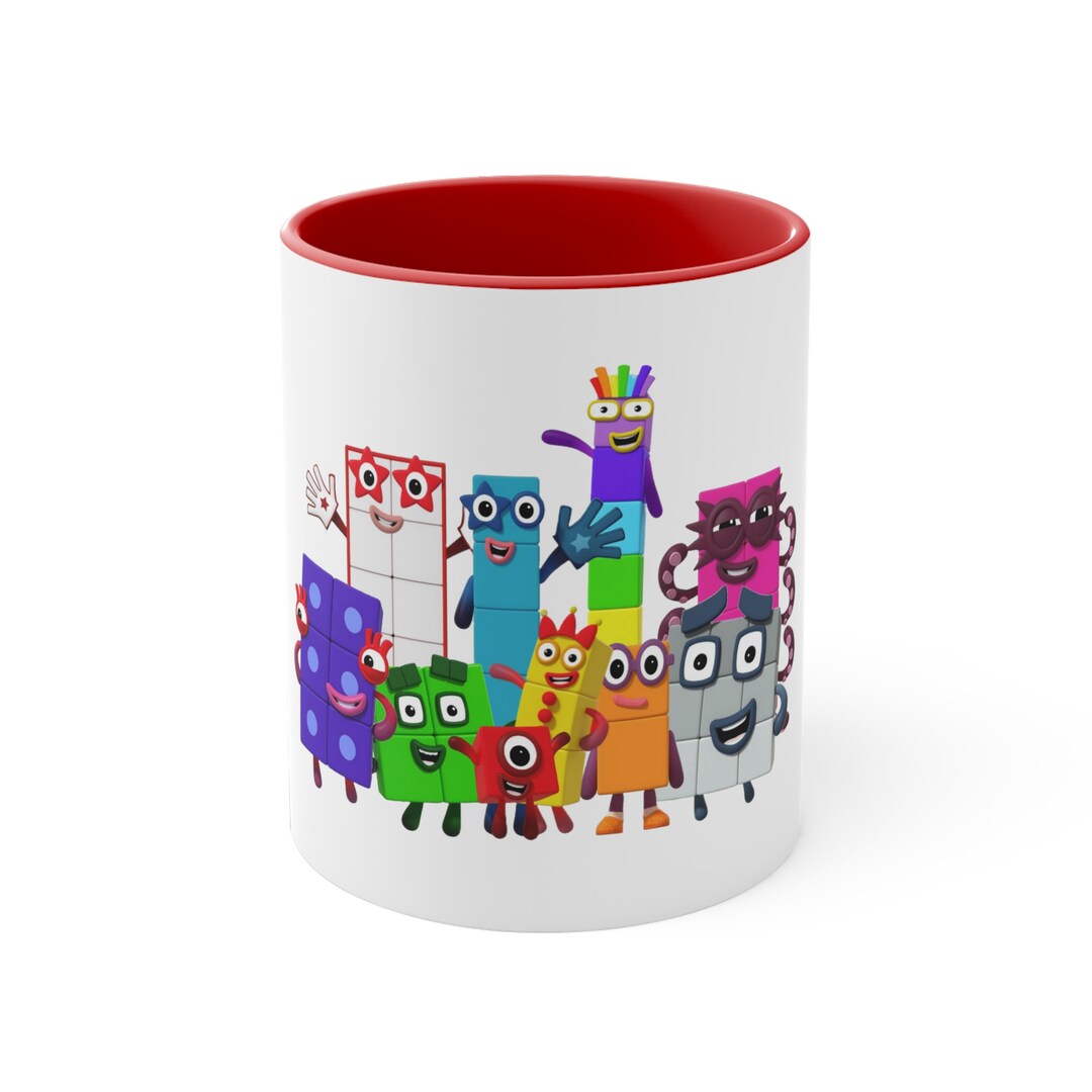 Accent Coffee Mug, 11oz Numberblocks - Etsy