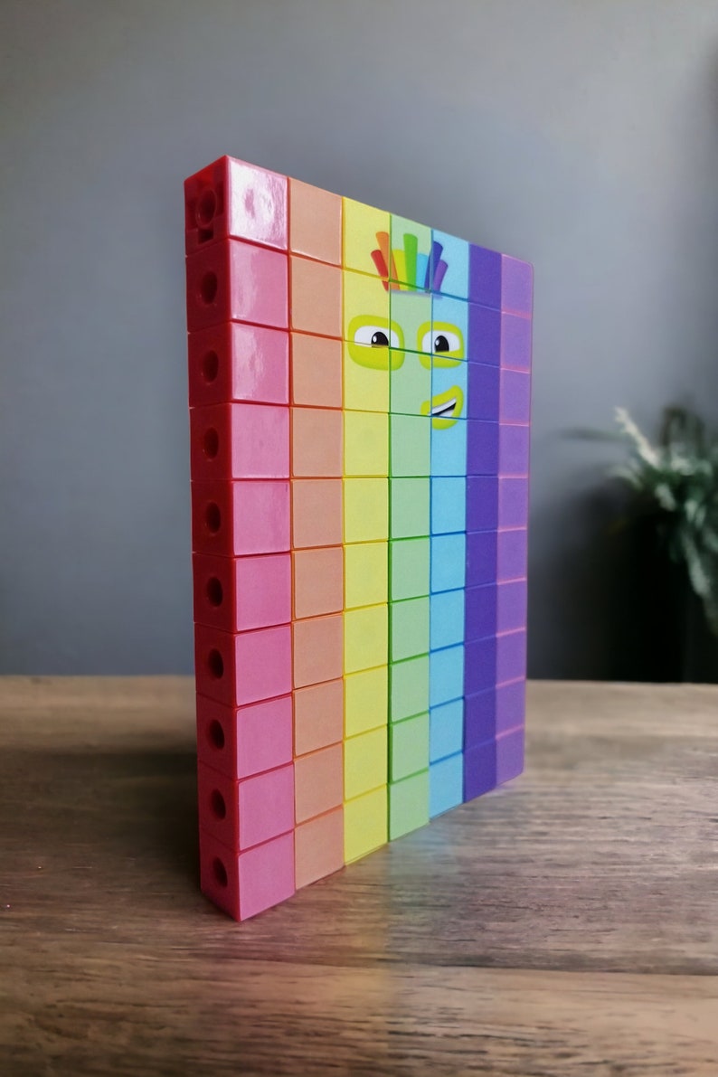 Number Blocks 70 Numara Numberblocks Snapcubes - Etsy Canada