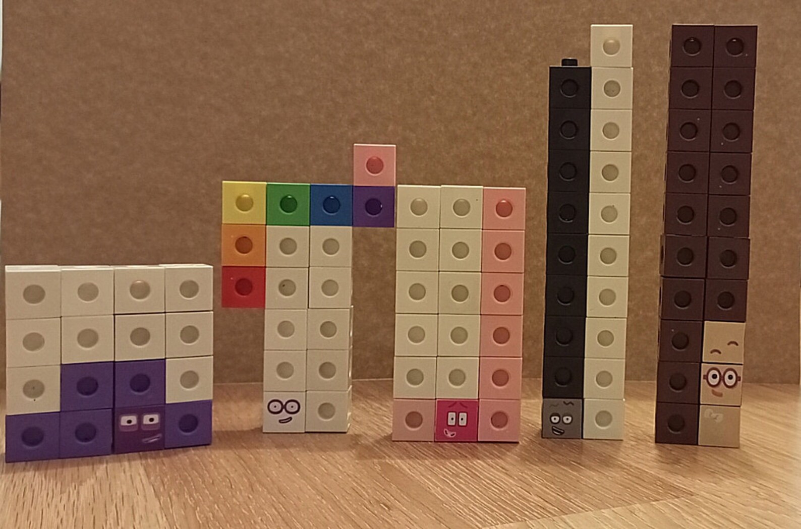 Numberblocks 1-20 Snapcubes With Stickers Math Cubes - Etsy