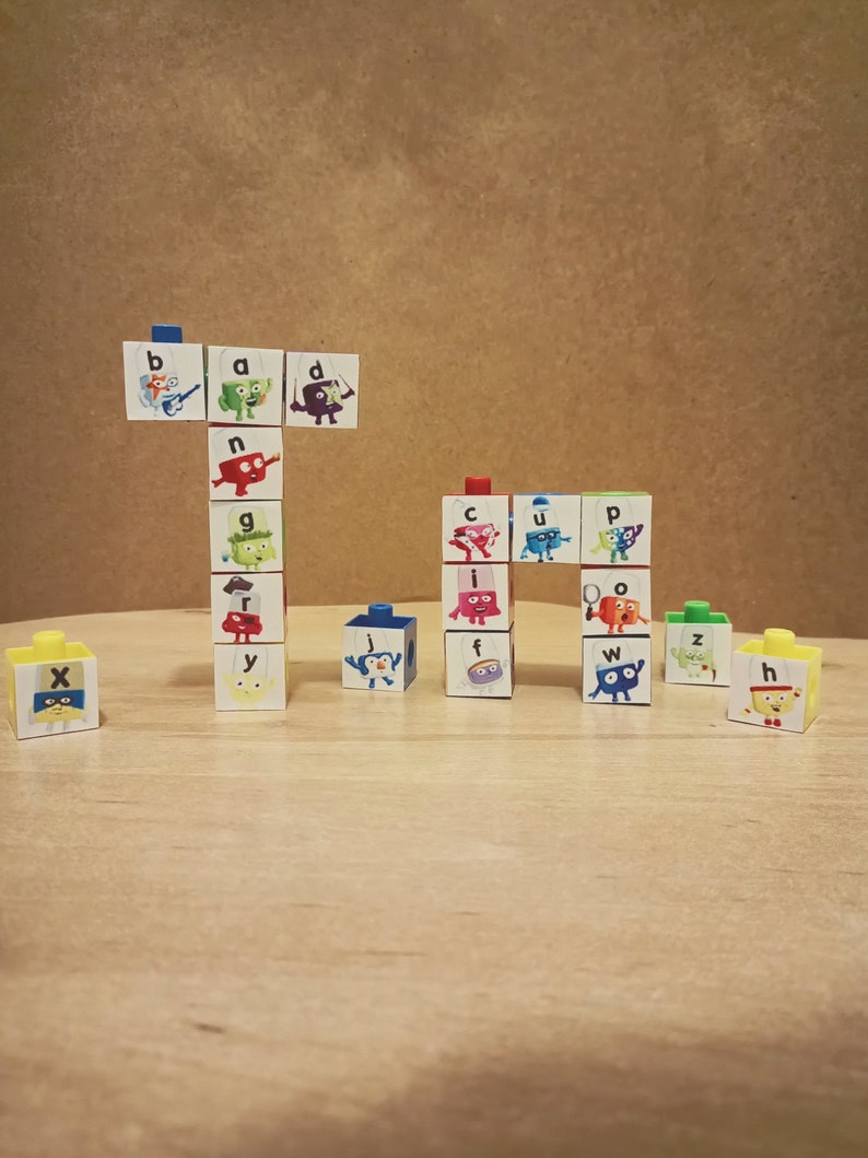 Numberblocks Alphablocks Snapcubes - Etsy
