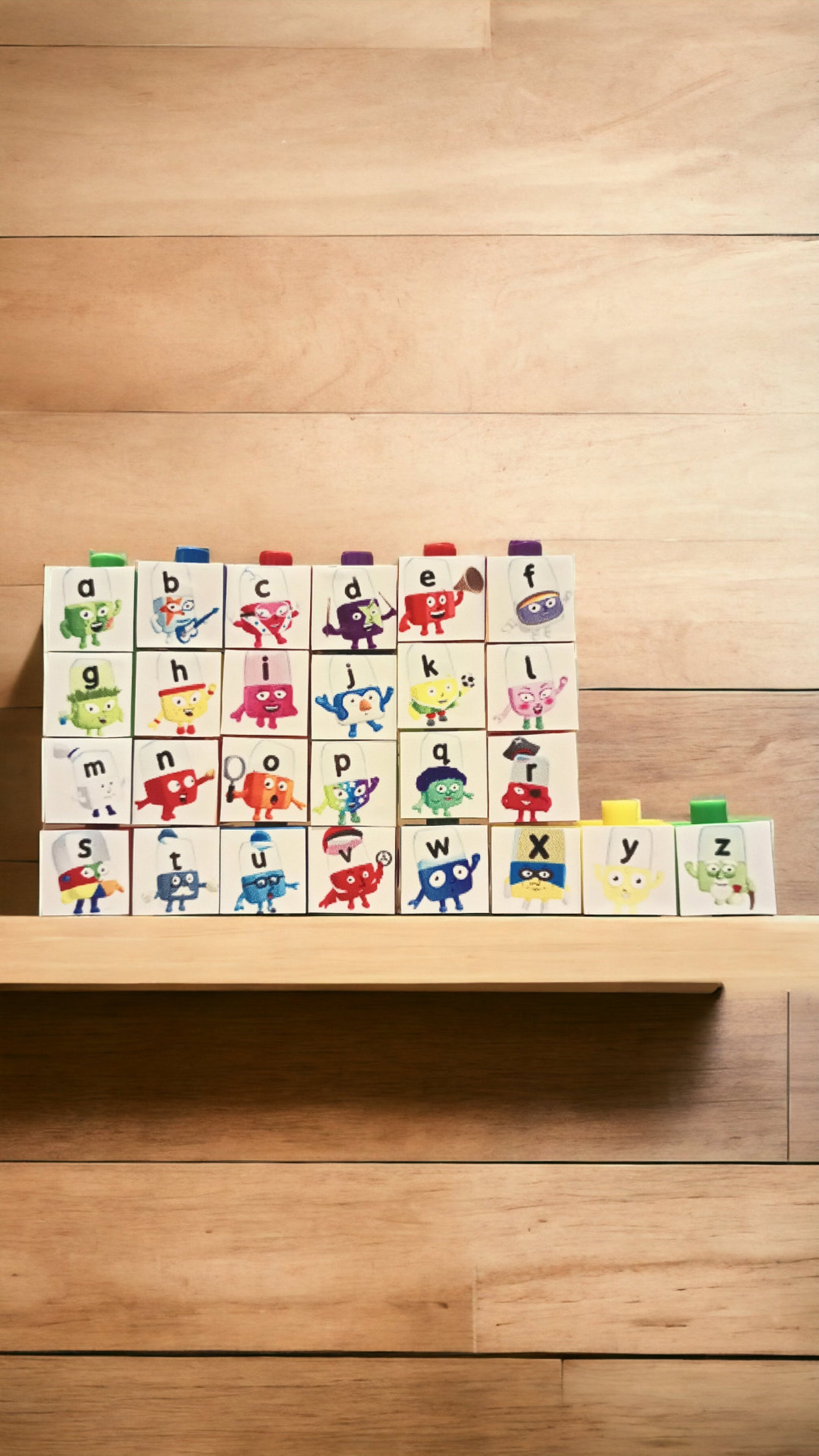 Numberblocks Alphablocks Snapcubes - Etsy