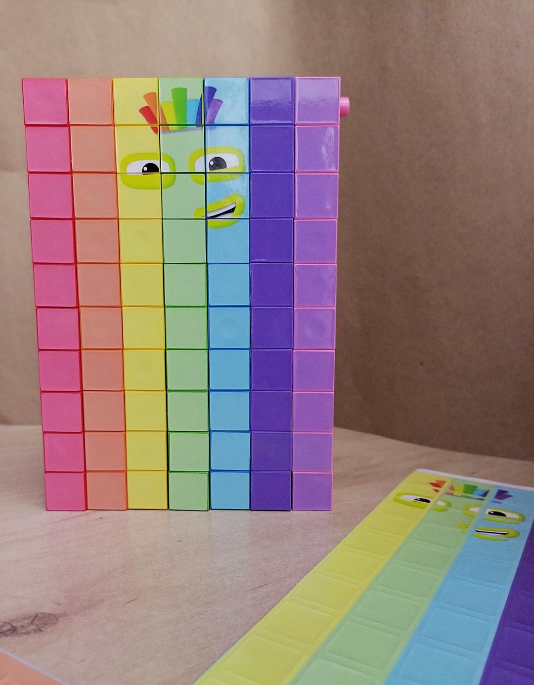 Number Blocks 70 Numara Numberblocks Snapcubes - Etsy UK