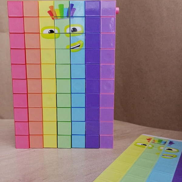 Numberblocks 70 Stickers - Etsy