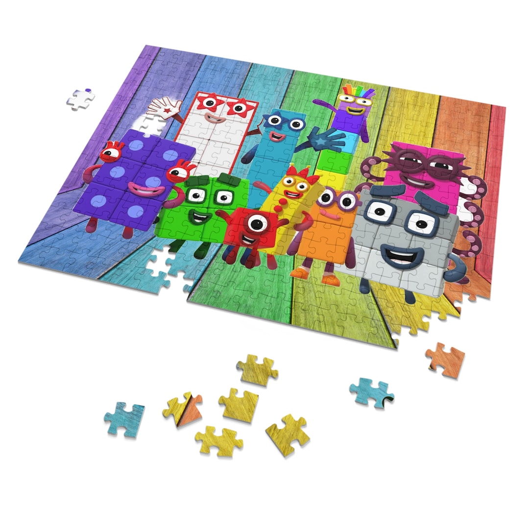 Numberblocks Math Snapcubes Puzzle 252 Pt Medium Puzzle - Etsy