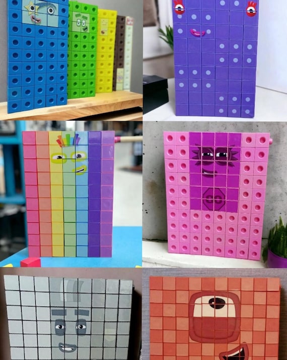 New Numberblocks 100 20 30 40 50 60 70 80 90 10 List Of Numberblocks