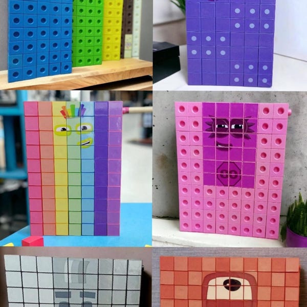 Number Blocks 31 40 - Etsy