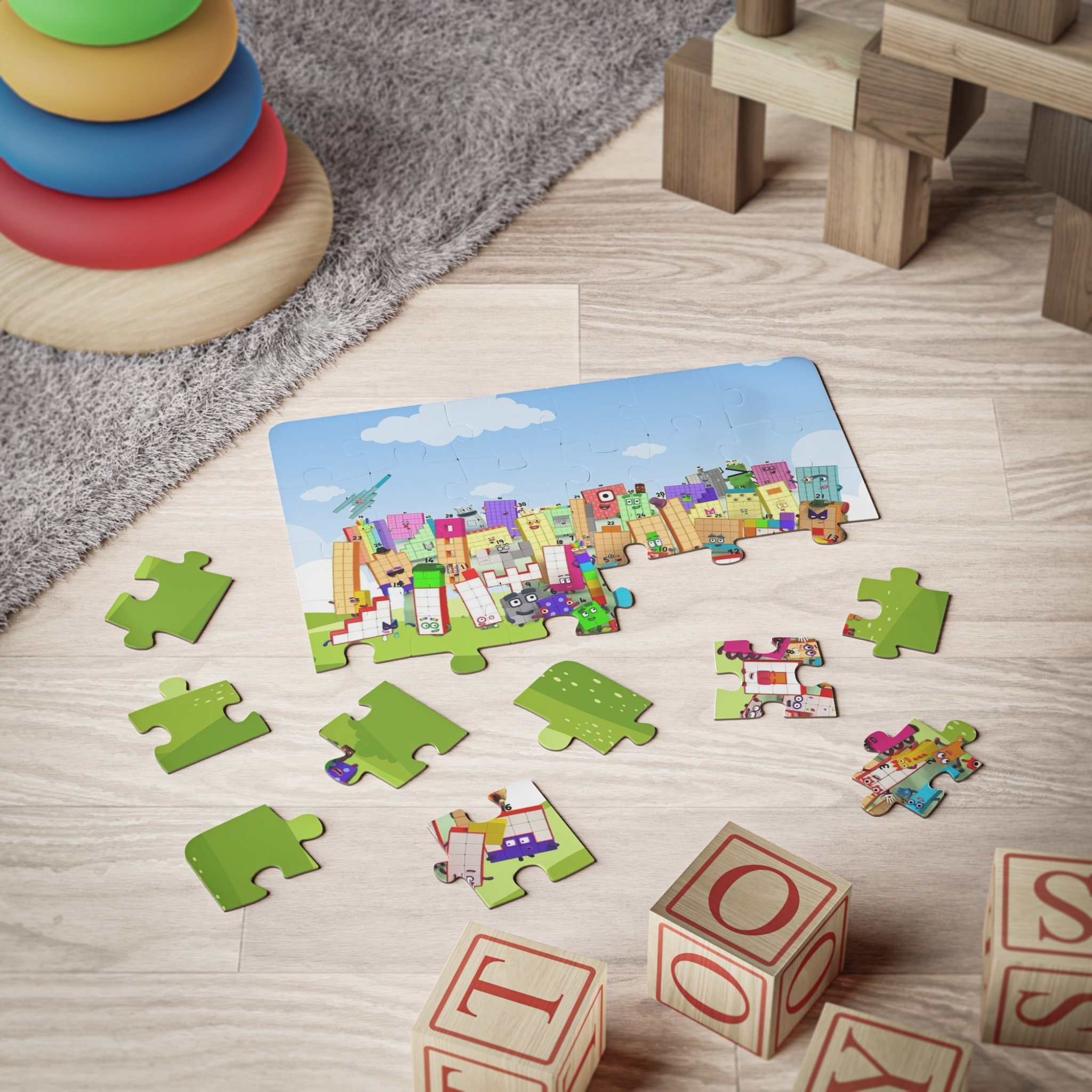 Kids' Puzzle, 30-piece Numberblocks - Etsy
