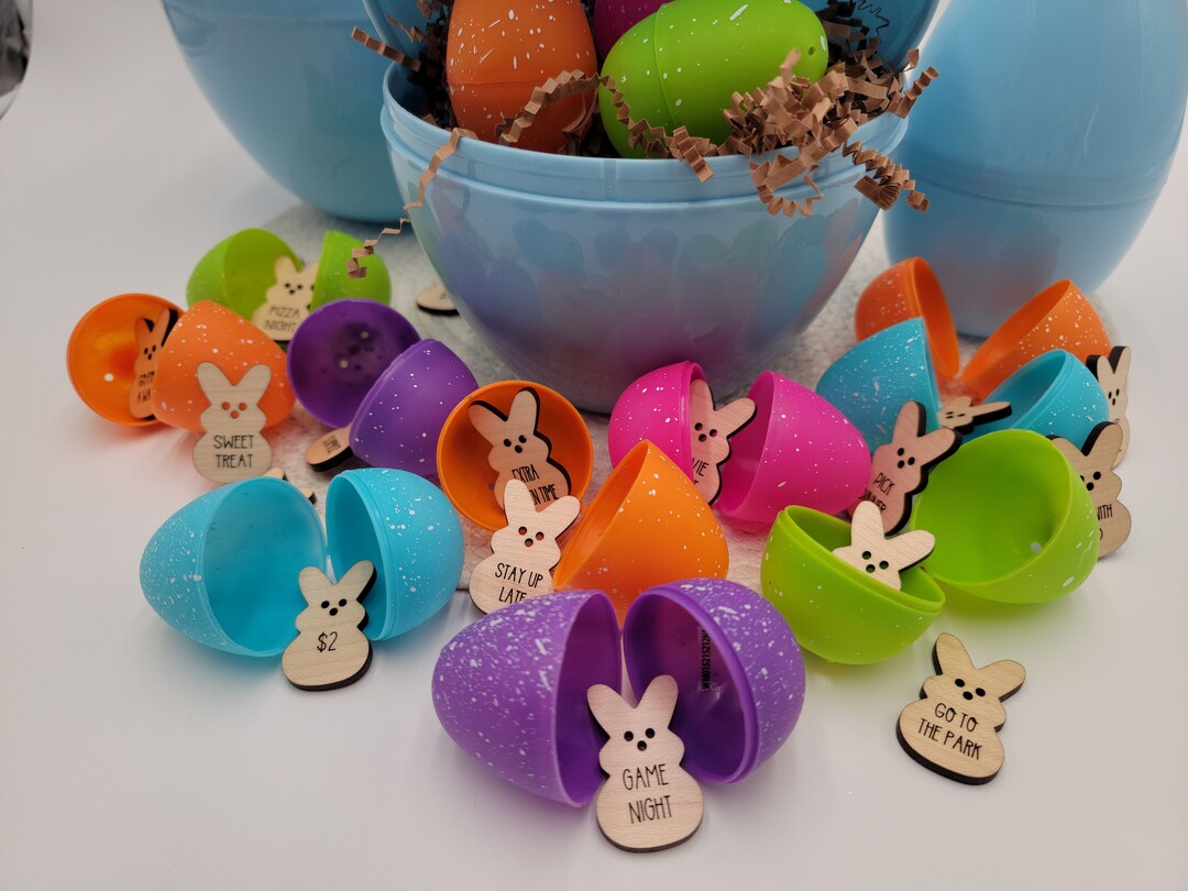 Easter Egg Token Set of 18, Easter Peeps Egg Token, Easter Egg Hunt ...