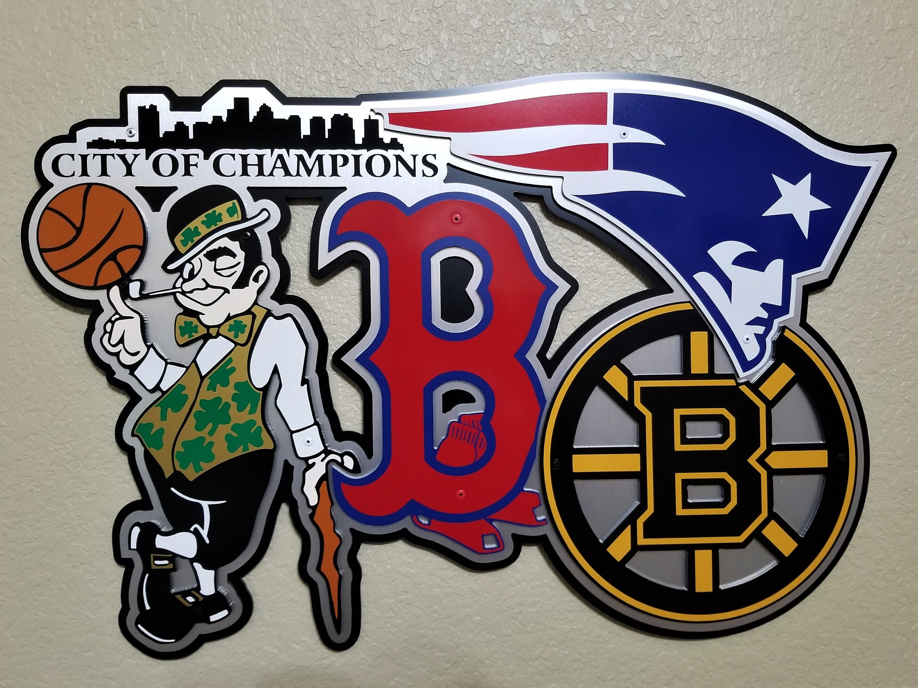 Boston Sports Logos Combined