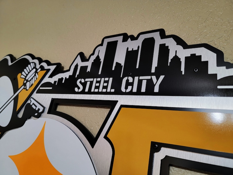 LARGE Pittsburgh Sports Team's Combo Wall Décor. - Etsy