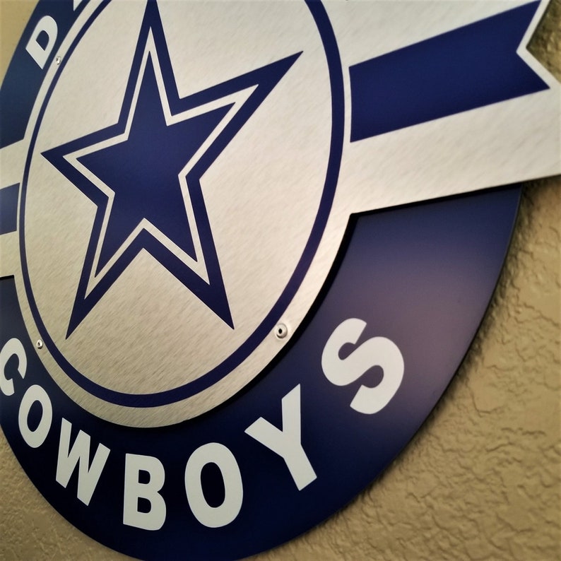 Retro Look Dallas Cowboys Themed Wall Décor - Etsy