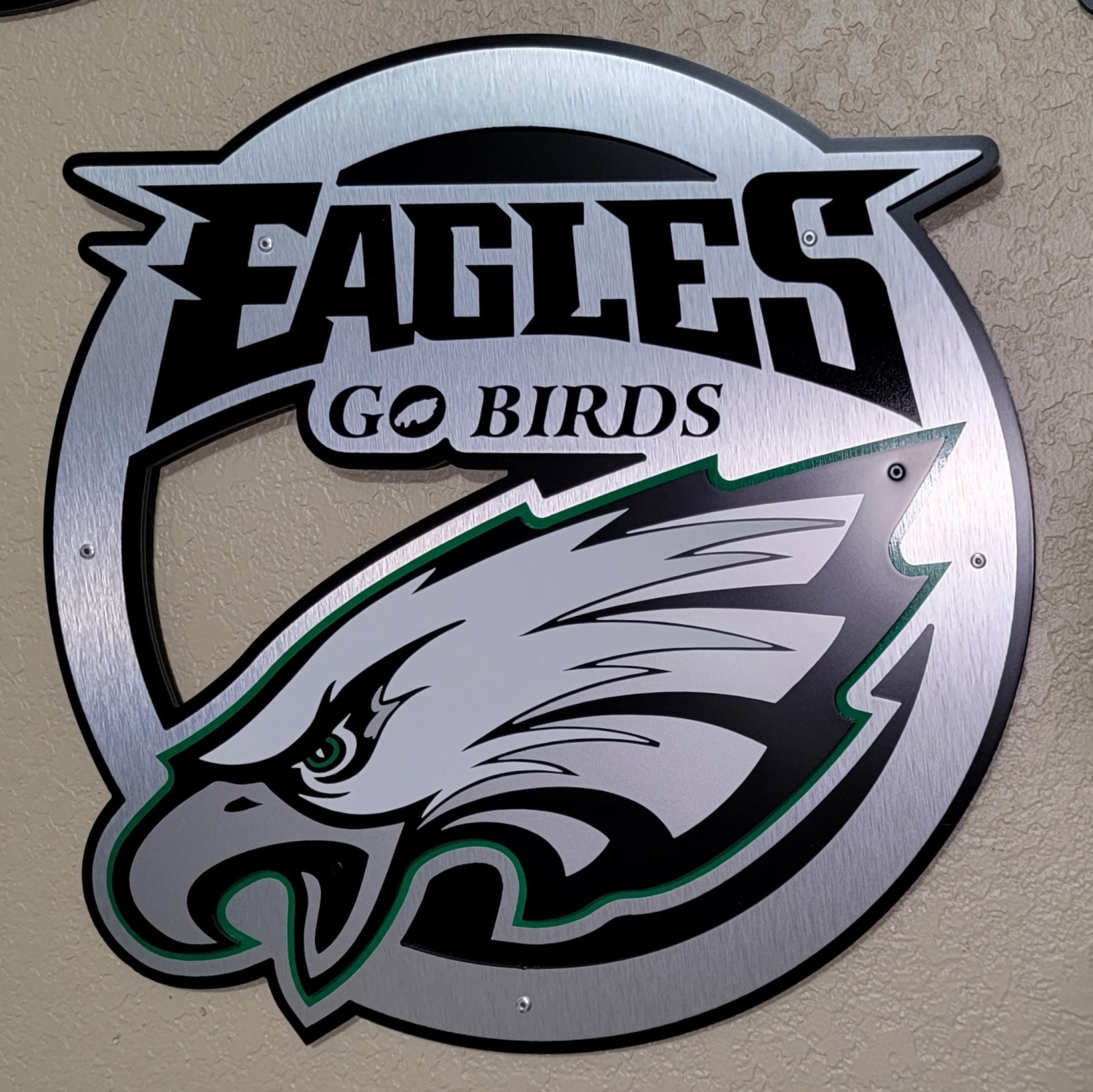 Hand Crafted Eagles Themed go Birds Wall Décor - Etsy