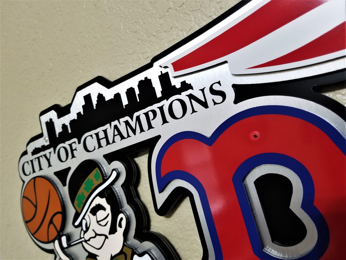 Hand Crafted Boston Sports Teams Themed Wall Décor. - Etsy