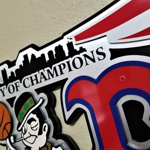 Hand Crafted Boston Sports Teams Themed Wall Décor. - Etsy