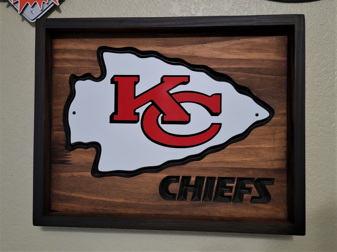 Kansas City Chiefs Themed Wood Wall Décor. - Etsy