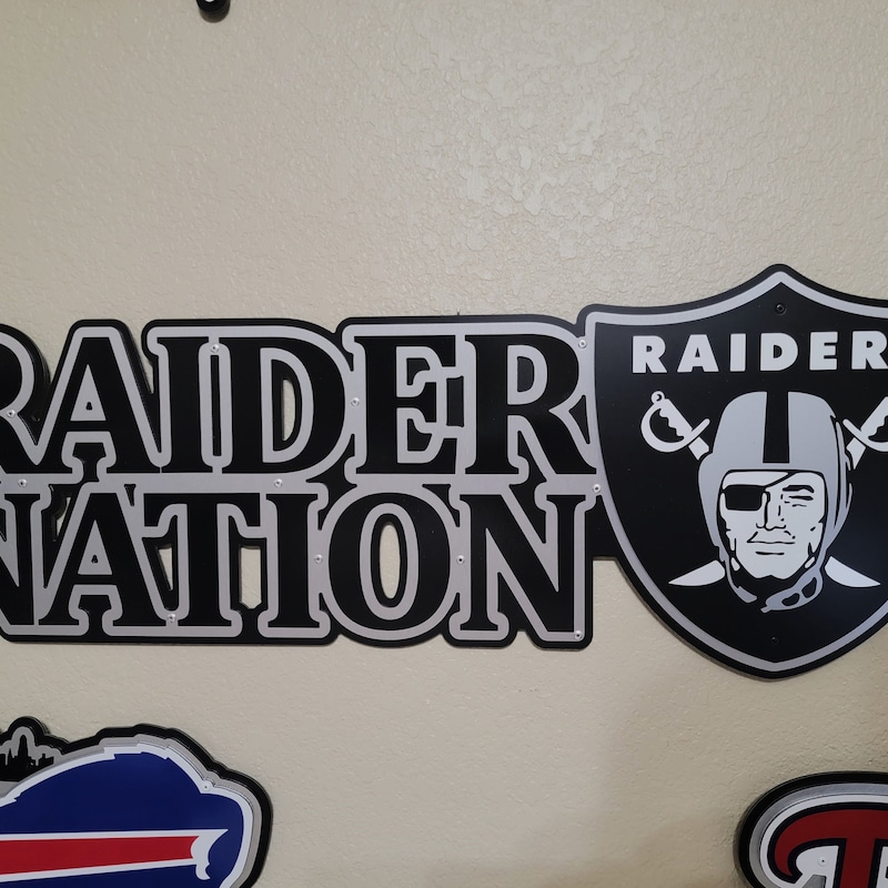 Raiders Wall Art - Etsy