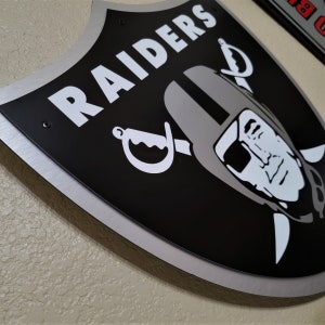 RAIDERS Shield Wall Décor - Etsy