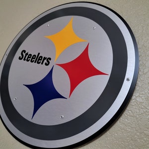 Steelers Round Wall Décor. - Etsy