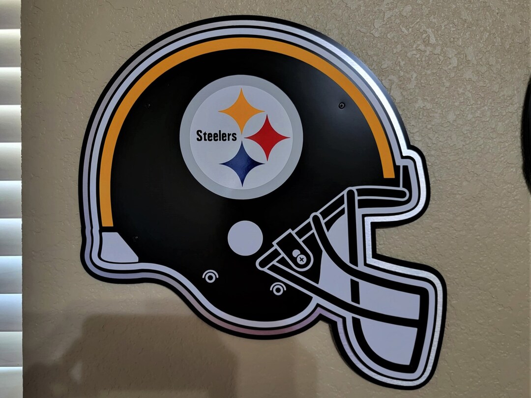 Pittsburgh Steelers Helmet Wall Décor. - Etsy