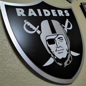 RAIDERS Shield Wall Décor - Etsy