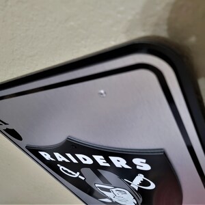 RAIDERS Wall Décor, Unique Playing Card Design. - Etsy