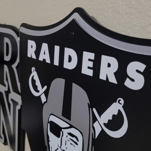 RAIDERS NATION Wall Décor. - Etsy