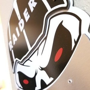 RAIDERS Facemask Wall Décor - Etsy