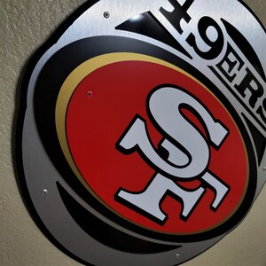 49ers Themed Round Wall Décor. - Etsy