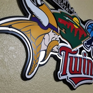 Minnesota Sports Teams Themed Wall Décor. - Etsy