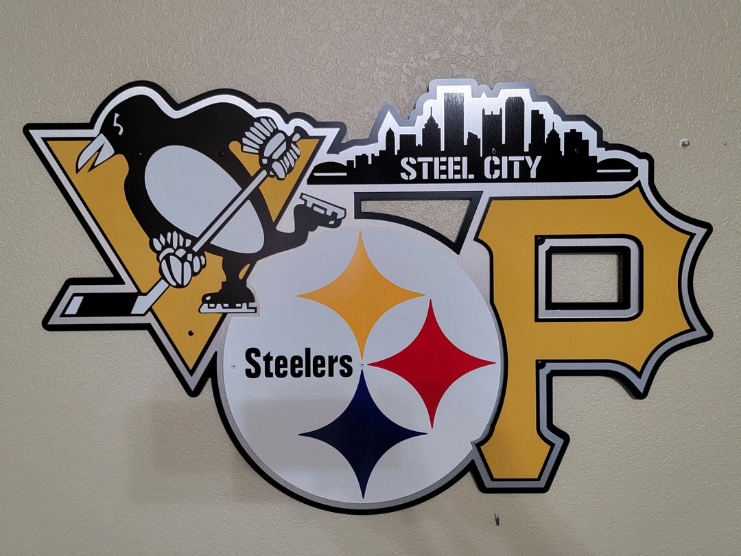 LARGE Pittsburgh Sports Team's Combo Wall Décor. - Etsy