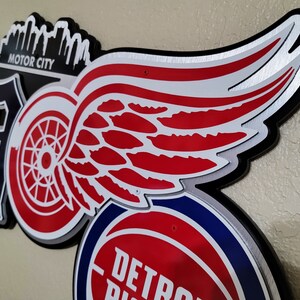 Detroit 3 Sports Team Combo Wall Décor. - Etsy