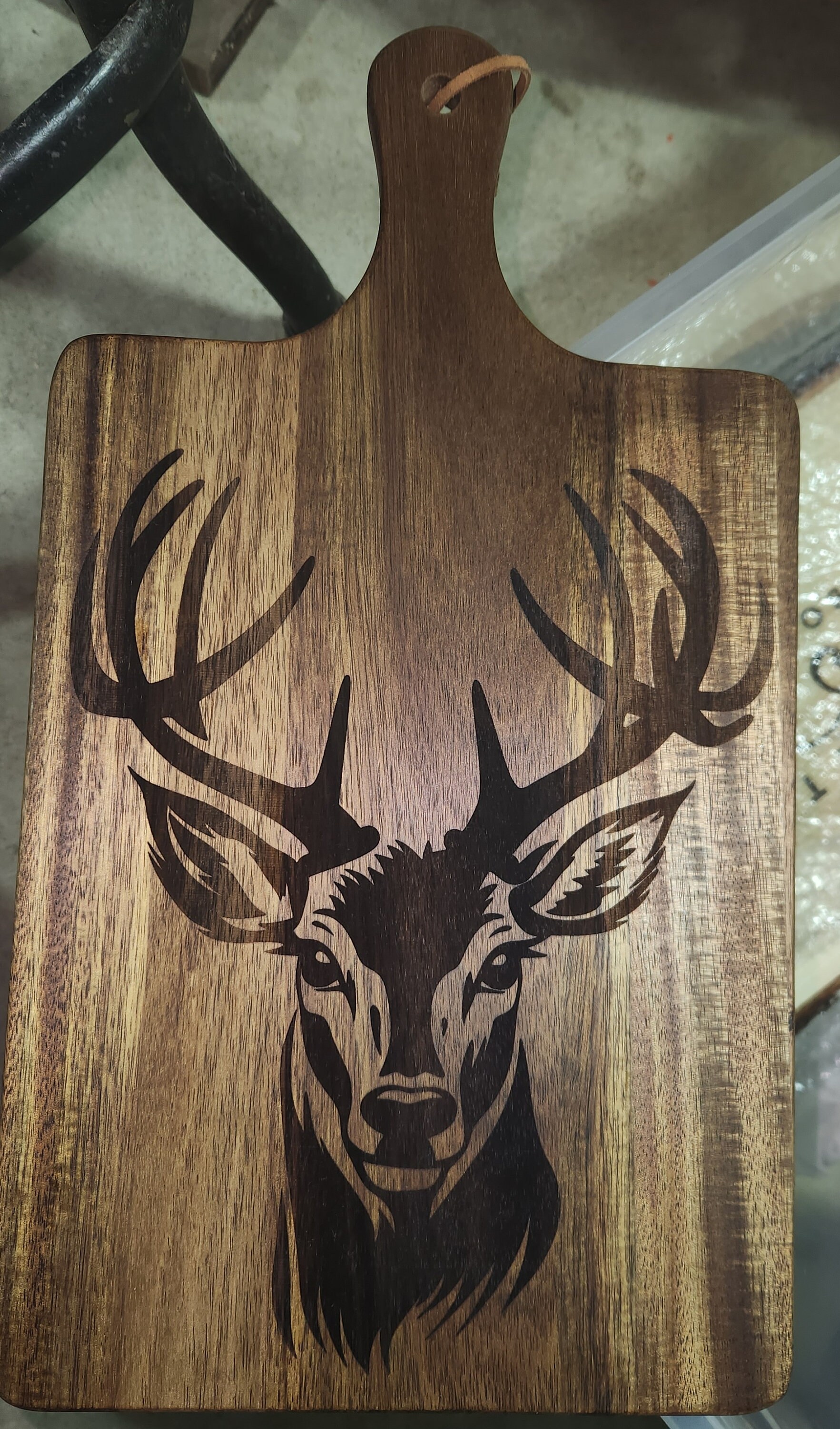 Big Buck Cutting Board - Etsy