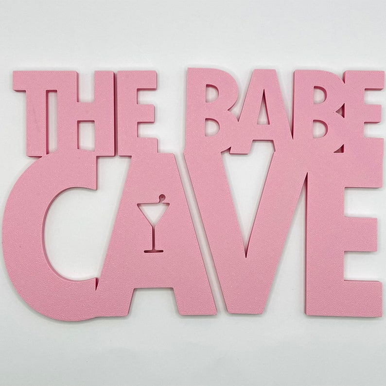 The Babe Cave Wall Hang Home Decor Custom Women's - Etsy